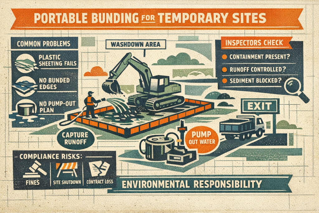 Portable Bunding for Civil & Temporary Sites - Trade Environmental